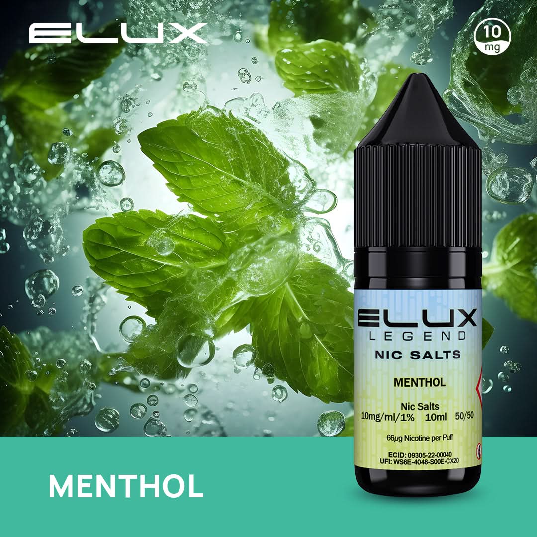 Menthol Elux Legend Nic Salt-10ml (Buy One Get One Free)
